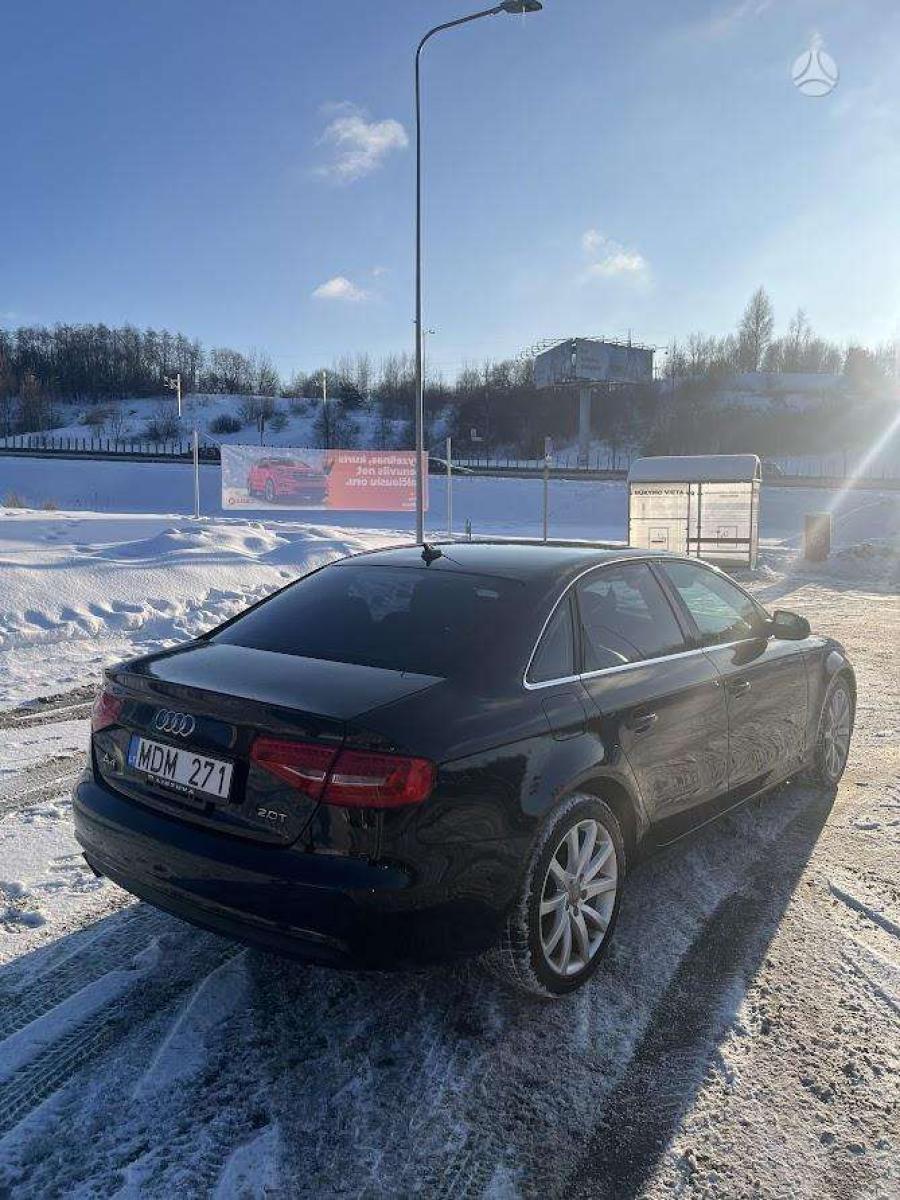 Melns Audi A4 2013 Viļņa, ar dzinēja tilpumu 1.98 L un nobraukumu 245 tūkst. km par 7900 €, foto 4 vietnē AUTOMOTO.COM.LV