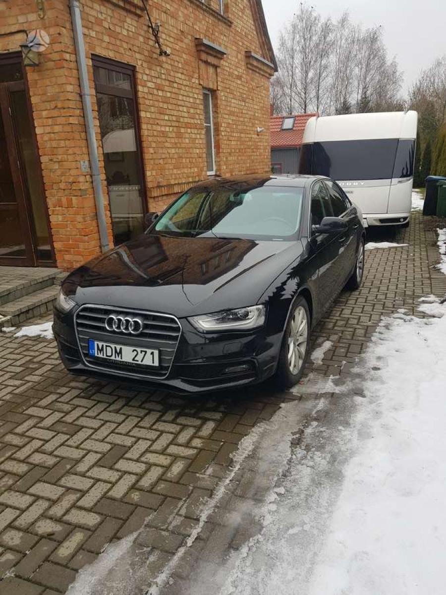 Melns Audi A4 2013 Viļņa, ar dzinēja tilpumu 1.98 L un nobraukumu 245 tūkst. km par 7900 €, foto 5 vietnē AUTOMOTO.COM.LV