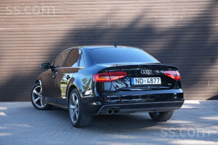 Melns Audi A4 2013 Rīga, ar dzinēja tilpumu 2.00 L un nobraukumu 298 tūkst. km par 6990 €, foto 5 vietnē AUTOMOTO.COM.LV