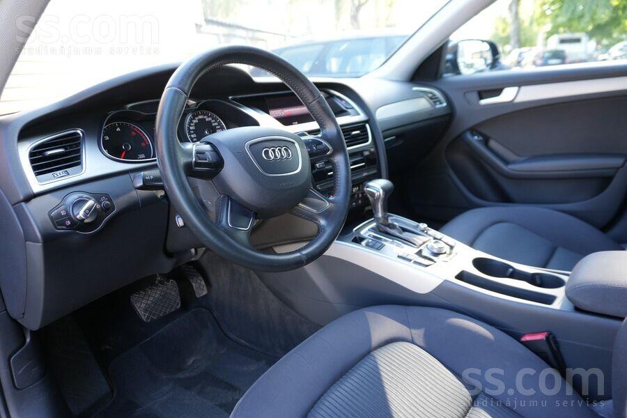 Melns Audi A4 2013 Rīga, ar dzinēja tilpumu 2.00 L un nobraukumu 298 tūkst. km par 6990 €, foto 6 vietnē AUTOMOTO.COM.LV