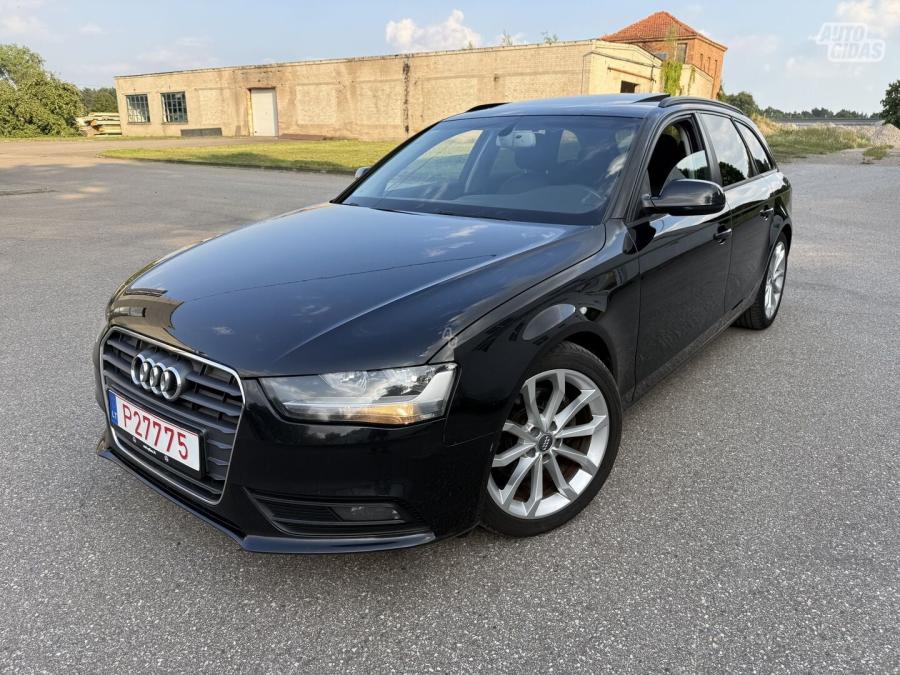 Black Audi A4 2013 in Ukmerge, with an engine capacity of 2.00 L and mileage of 380 thousand km for 5750 €, photo 1 on AUTOMOTO.COM.LV