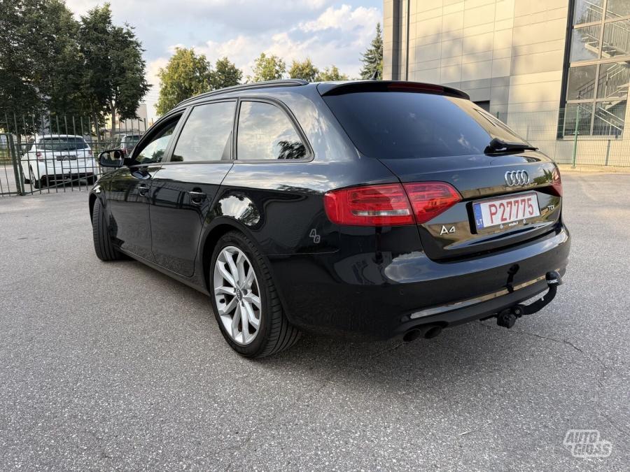 Black Audi A4 2013 in Ukmerge, with an engine capacity of 2.00 L and mileage of 380 thousand km for 5750 €, photo 6 on AUTOMOTO.COM.LV