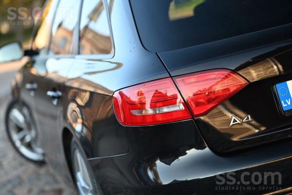 Melns Audi A4 2013 Rīga, ar dzinēja tilpumu 2.00 L un nobraukumu 279 tūkst. km par 9000 €, foto 9 vietnē AUTOMOTO.COM.LV