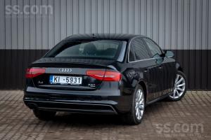 Black Audi A4 2014 in Talsi, with an engine capacity of 2.00 L and mileage of 0 thousand km for 8950 €, photo 7 on AUTOMOTO.COM.LV
