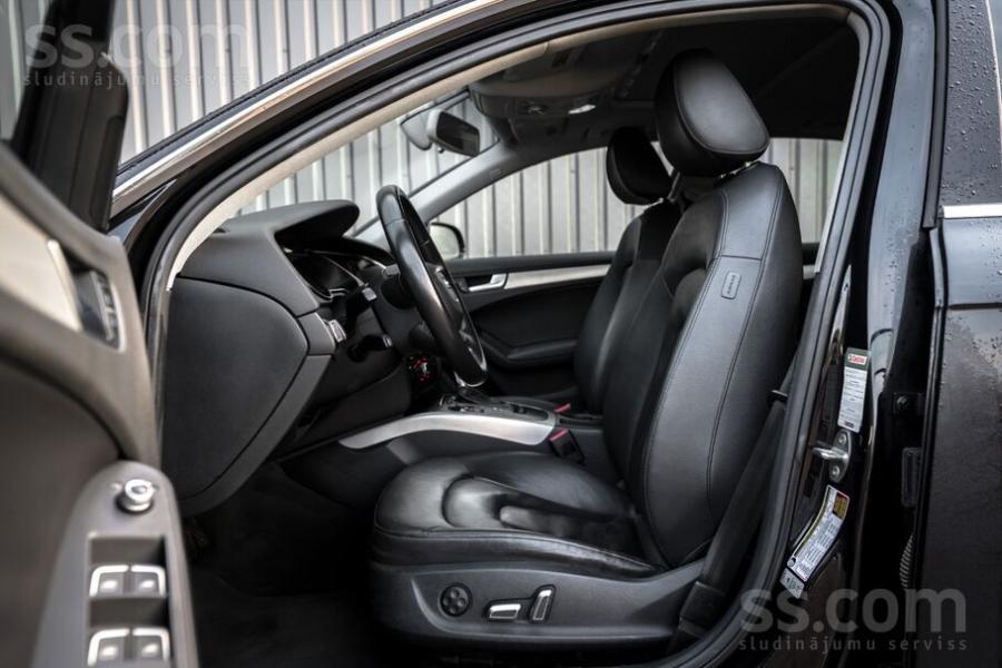 Black Audi A4 2014 in Talsi, with an engine capacity of 2.00 L and mileage of 0 thousand km for 8950 €, photo 9 on AUTOMOTO.COM.LV