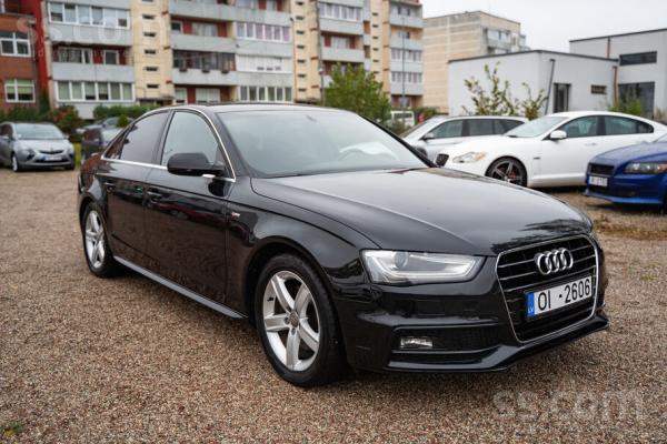 Black Audi A4 2014 in Liepaja, with an engine capacity of 1.80 L and mileage of 279 thousand km for 8900 €, photo 6 on AUTOMOTO.COM.LV