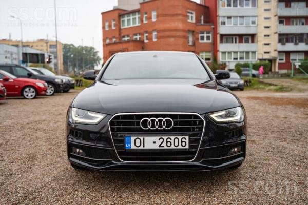 Black Audi A4 2014 in Liepaja, with an engine capacity of 1.80 L and mileage of 279 thousand km for 8900 €, photo 9 on AUTOMOTO.COM.LV