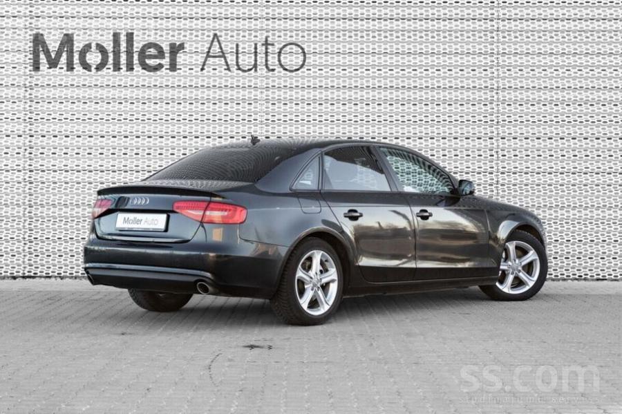 Black Audi A4 2014 in Riga, with an engine capacity of 3.00 L and mileage of 382 thousand km for 9550 €, photo 4 on AUTOMOTO.COM.LV