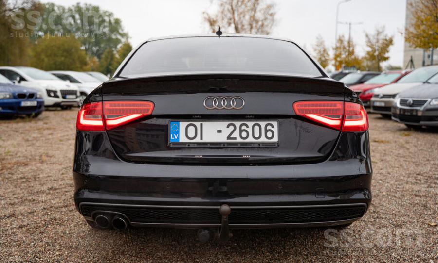 Melns Audi A4 2014 Liepāja, ar dzinēja tilpumu 1.80 L un nobraukumu 279 tūkst. km par 8900 €, foto 3 vietnē AUTOMOTO.COM.LV