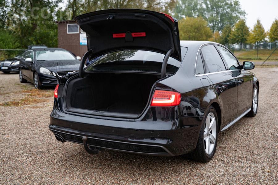 Melns Audi A4 2014 Liepāja, ar dzinēja tilpumu 1.80 L un nobraukumu 279 tūkst. km par 8900 €, foto 13 vietnē AUTOMOTO.COM.LV