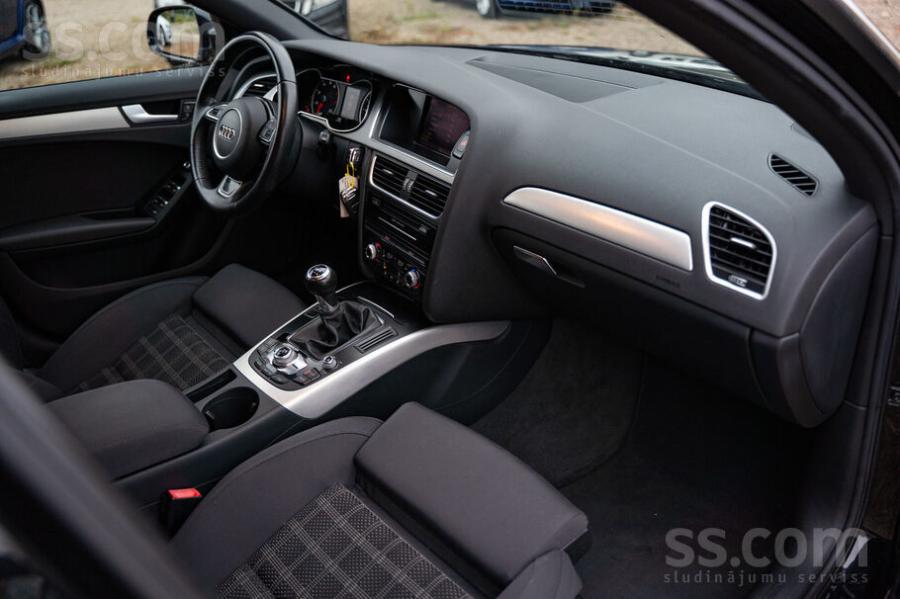 Melns Audi A4 2014 Liepāja, ar dzinēja tilpumu 1.80 L un nobraukumu 279 tūkst. km par 8900 €, foto 19 vietnē AUTOMOTO.COM.LV