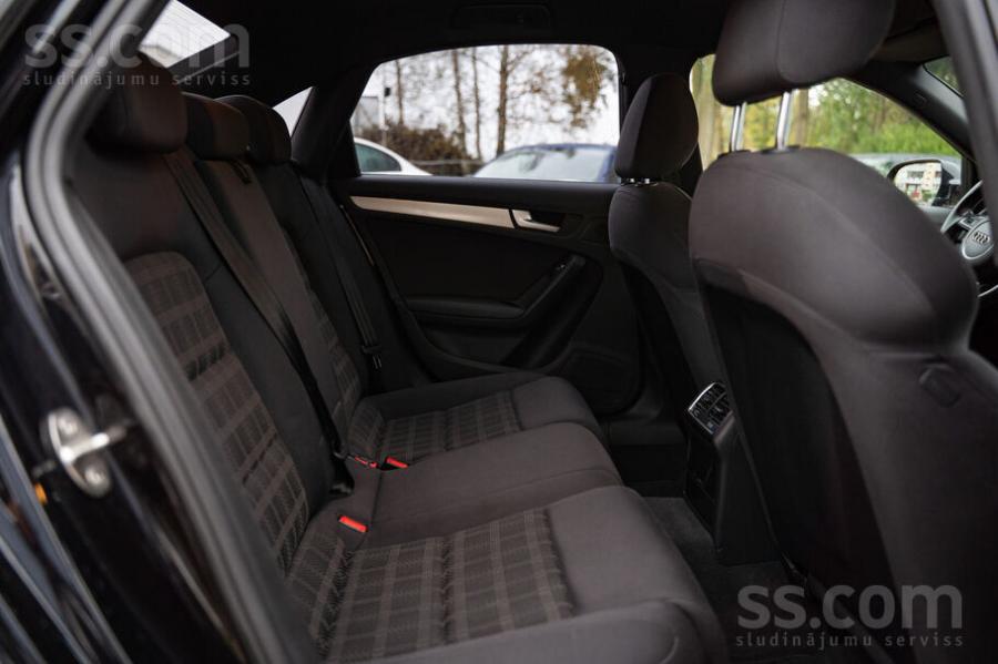 Melns Audi A4 2014 Liepāja, ar dzinēja tilpumu 1.80 L un nobraukumu 279 tūkst. km par 8900 €, foto 21 vietnē AUTOMOTO.COM.LV
