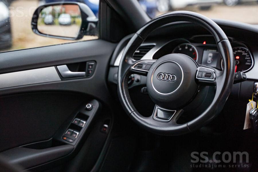 Melns Audi A4 2014 Liepāja, ar dzinēja tilpumu 1.80 L un nobraukumu 279 tūkst. km par 8900 €, foto 22 vietnē AUTOMOTO.COM.LV