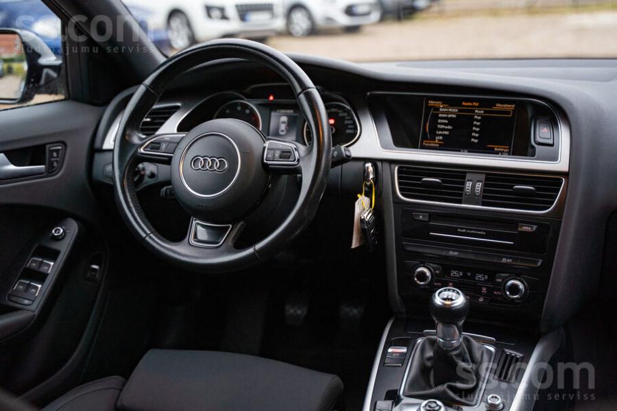 Melns Audi A4 2014 Liepāja, ar dzinēja tilpumu 1.80 L un nobraukumu 279 tūkst. km par 8900 €, foto 23 vietnē AUTOMOTO.COM.LV