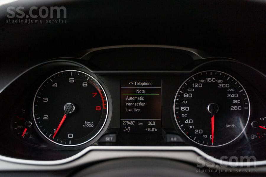 Melns Audi A4 2014 Liepāja, ar dzinēja tilpumu 1.80 L un nobraukumu 279 tūkst. km par 8900 €, foto 34 vietnē AUTOMOTO.COM.LV
