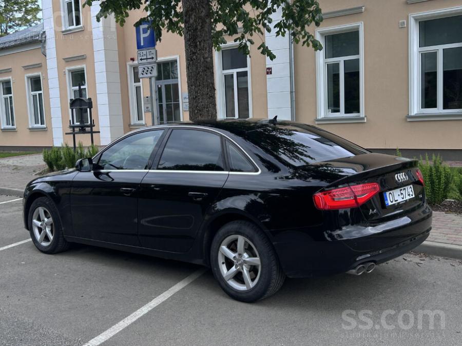 Black Audi A4 2014 in Rezekne, with an engine capacity of 2.00 L and mileage of 141 thousand km for 8500 €, photo 3 on AUTOMOTO.COM.LV