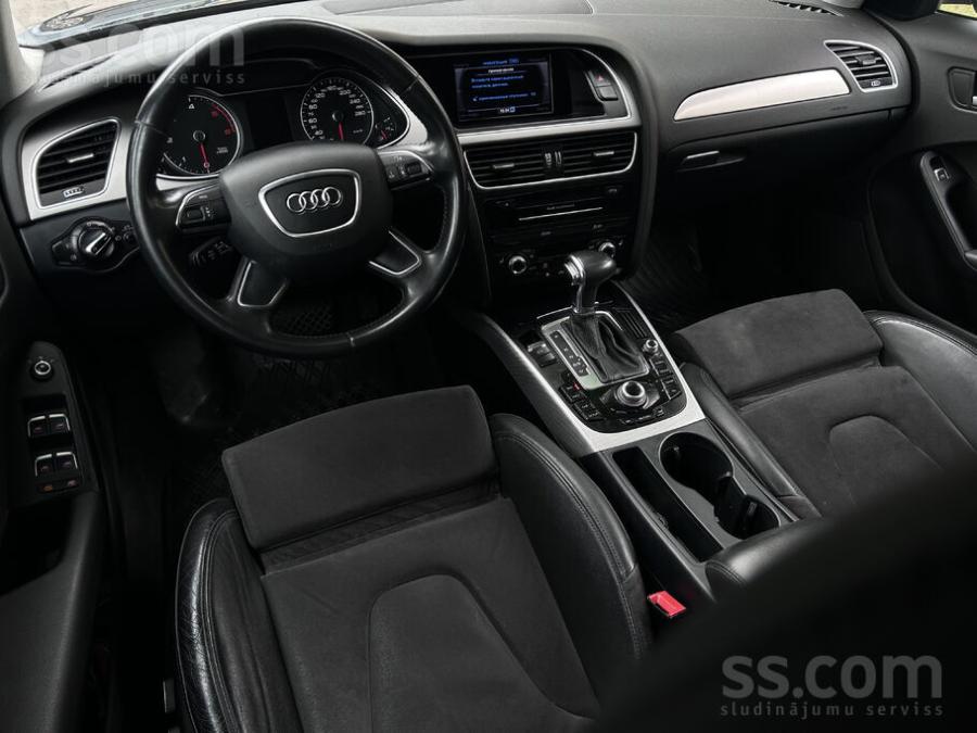 Black Audi A4 2014 in Rezekne, with an engine capacity of 2.00 L and mileage of 141 thousand km for 8500 €, photo 7 on AUTOMOTO.COM.LV