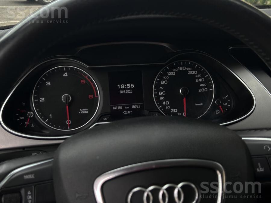 Black Audi A4 2014 in Rezekne, with an engine capacity of 2.00 L and mileage of 141 thousand km for 8500 €, photo 15 on AUTOMOTO.COM.LV