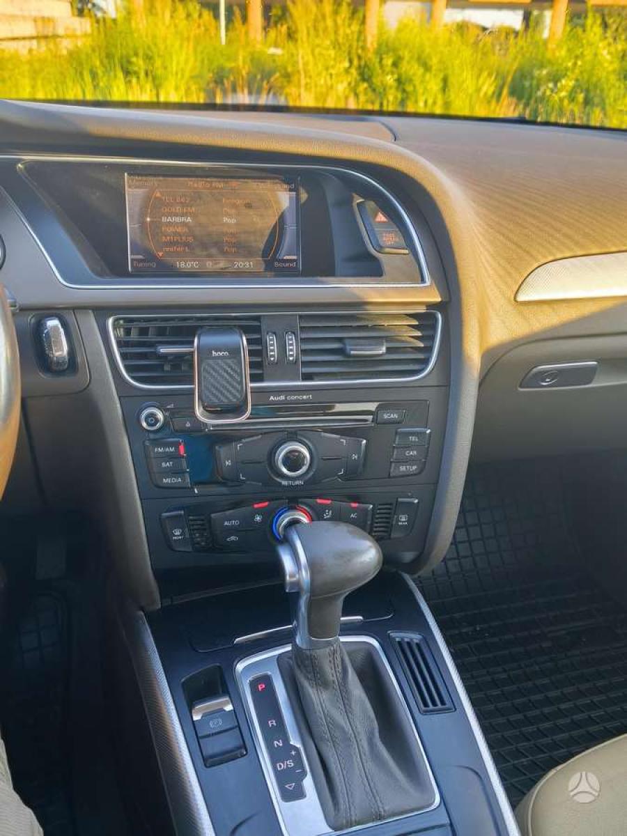 Melns Audi A4 2014 Kauņa, ar dzinēja tilpumu 1.98 L un nobraukumu 204 tūkst. km par 7850 €, foto 10 vietnē AUTOMOTO.COM.LV
