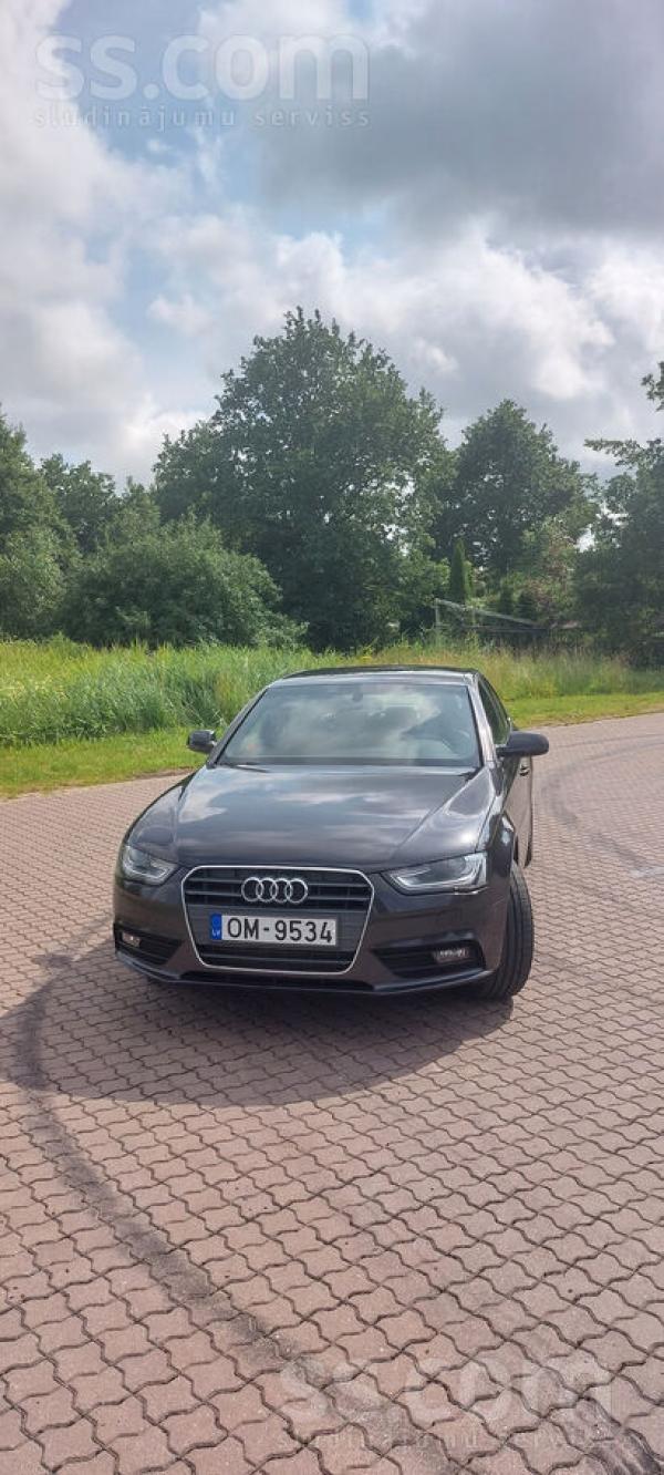 Black Audi A4 2014 in Ventspils, with an engine capacity of 1.80 L and mileage of 150 thousand km for 8600 €, photo 1 on AUTOMOTO.COM.LV
