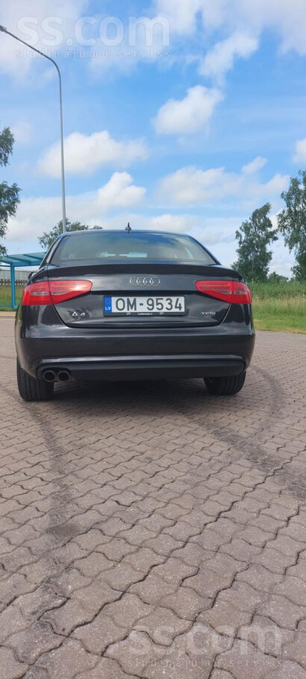 Black Audi A4 2014 in Ventspils, with an engine capacity of 1.80 L and mileage of 150 thousand km for 8600 €, photo 5 on AUTOMOTO.COM.LV
