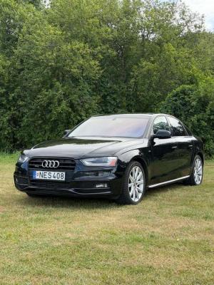 Black Audi A4 2014 in Vilnius, with an engine capacity of 1.98 L and mileage of 224 thousand km for 9200 €, photo  on AUTOMOTO.COM.LV
