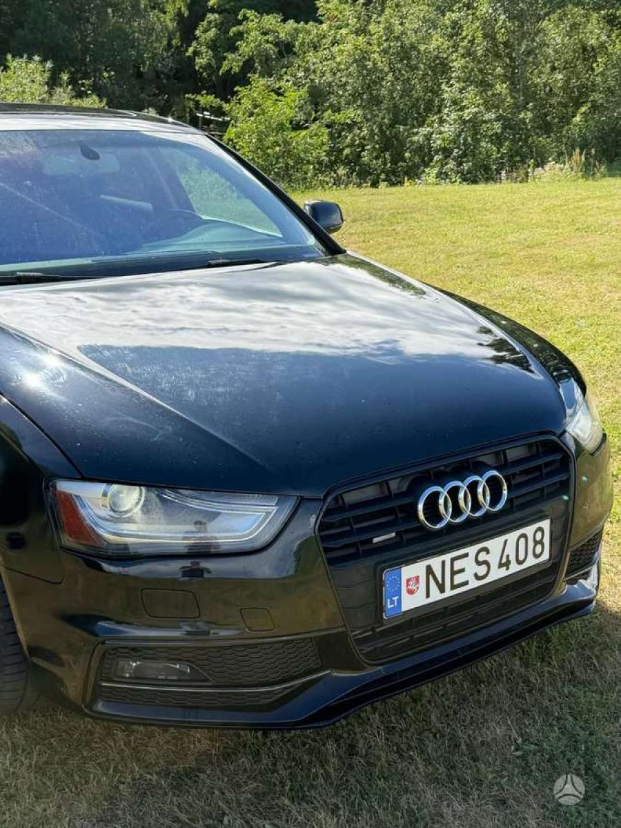 Black Audi A4 2014 in Vilnius, with an engine capacity of 1.98 L and mileage of 224 thousand km for 9200 €, photo 19 on AUTOMOTO.COM.LV