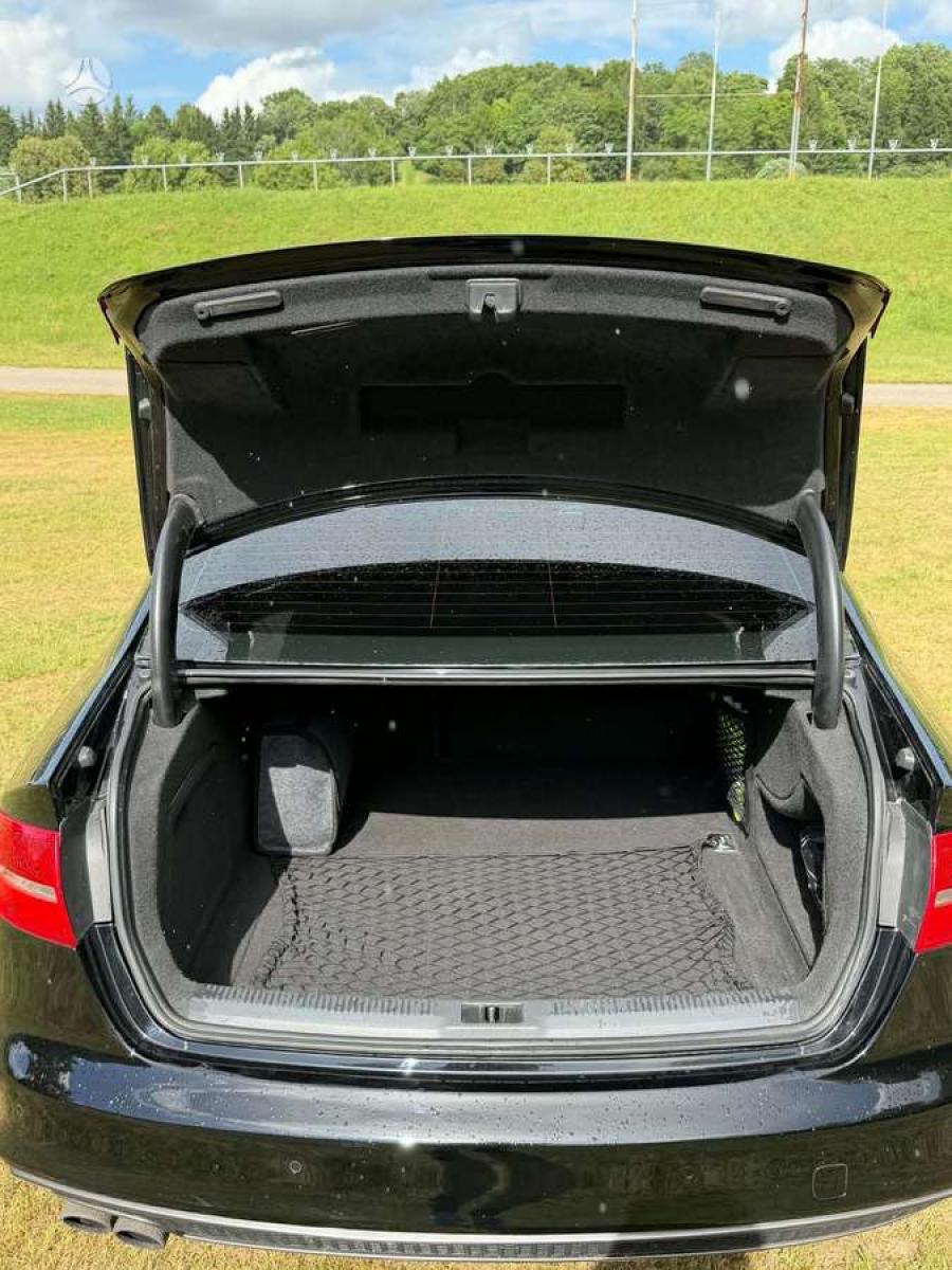 Black Audi A4 2014 in Vilnius, with an engine capacity of 1.98 L and mileage of 224 thousand km for 9200 €, photo 21 on AUTOMOTO.COM.LV