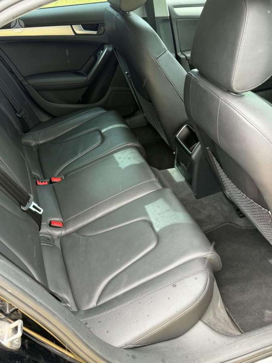 Black Audi A4 2014 in Vilnius, with an engine capacity of 1.98 L and mileage of 224 thousand km for 9200 €, photo 28 on AUTOMOTO.COM.LV