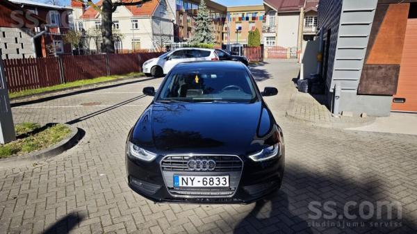 Black Audi A4 2014 in Jurmala, with an engine capacity of 2.00 L and mileage of 162 thousand km for 7500 €, photo 2 on AUTOMOTO.COM.LV