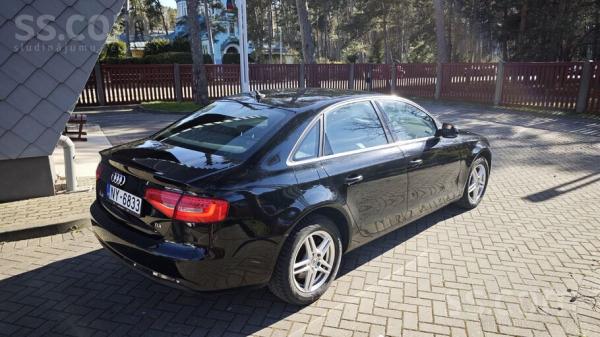 Black Audi A4 2014 in Jurmala, with an engine capacity of 2.00 L and mileage of 162 thousand km for 7500 €, photo 5 on AUTOMOTO.COM.LV
