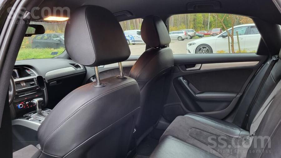 Black Audi A4 2014 in Jurmala, with an engine capacity of 2.00 L and mileage of 162 thousand km for 7500 €, photo 14 on AUTOMOTO.COM.LV