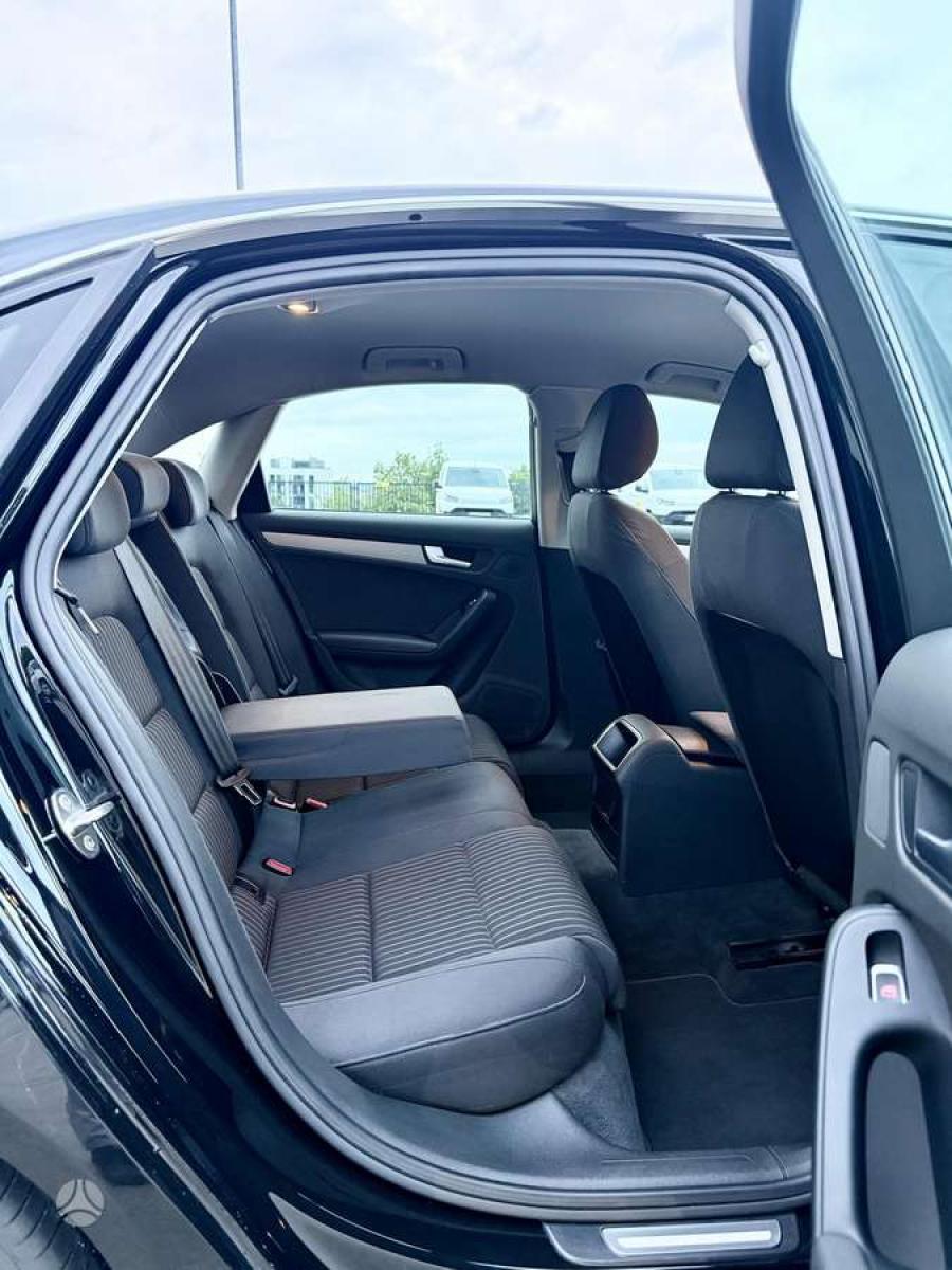 Black Audi A4 2014 in Vilnius, with an engine capacity of 2.97 L and mileage of 247 thousand km for 6990 €, photo 18 on AUTOMOTO.COM.LV