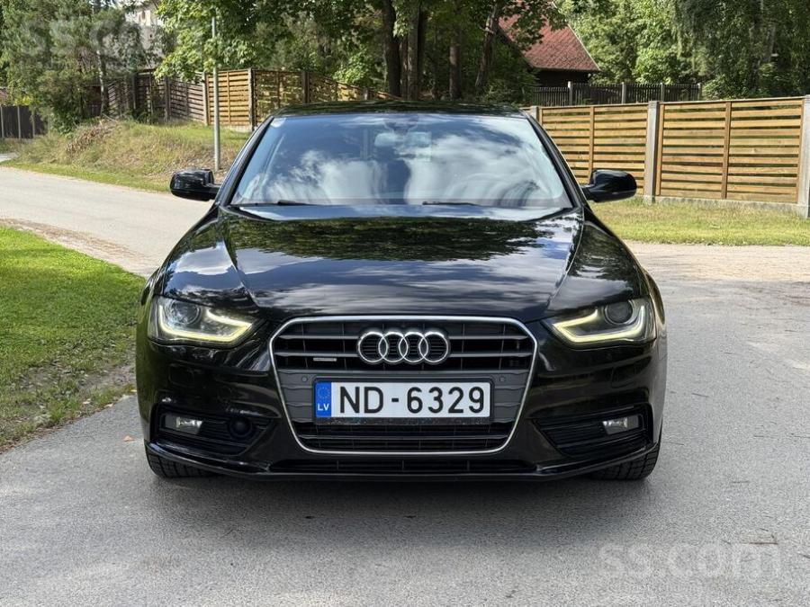 Black Audi A4 2014 in Jurmala, with an engine capacity of 3.00 L and mileage of 323 thousand km for 8800 €, photo 1 on AUTOMOTO.COM.LV