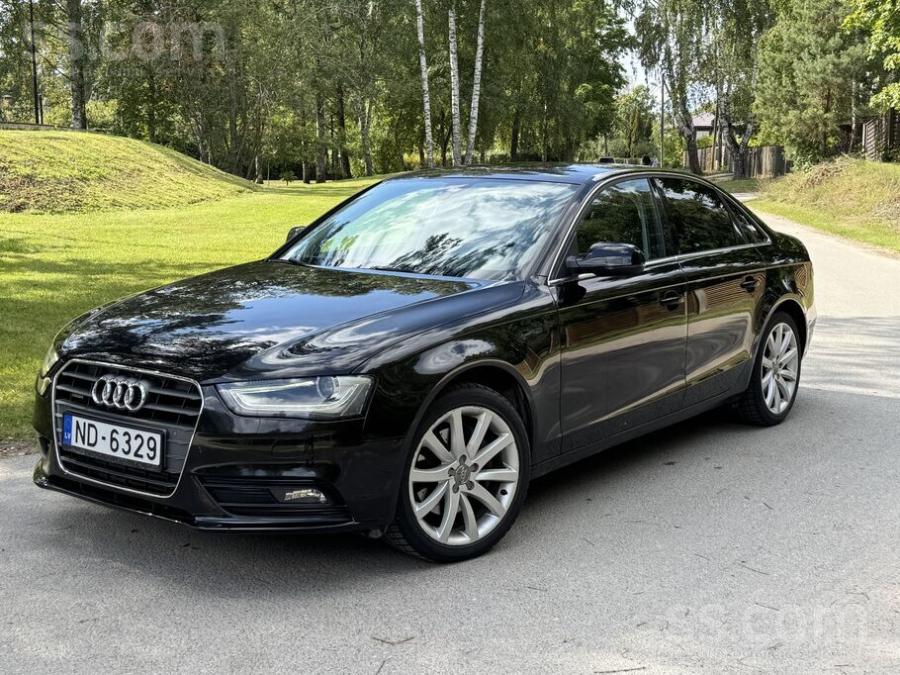 Black Audi A4 2014 in Jurmala, with an engine capacity of 3.00 L and mileage of 323 thousand km for 8800 €, photo 3 on AUTOMOTO.COM.LV