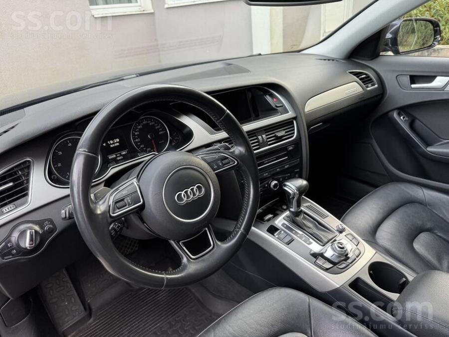 Black Audi A4 2014 in Jurmala, with an engine capacity of 3.00 L and mileage of 323 thousand km for 8800 €, photo 15 on AUTOMOTO.COM.LV