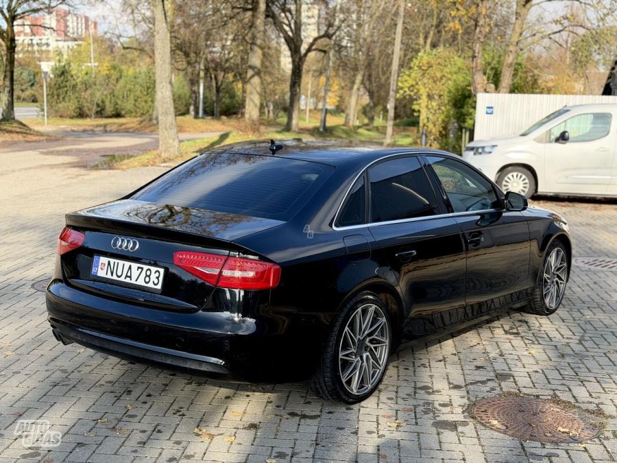 Black Audi A4 2014 in Vilnius, with an engine capacity of 2.00 L and mileage of 206 thousand km for 7700 €, photo 5 on AUTOMOTO.COM.LV