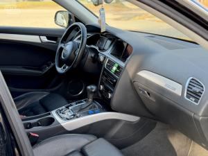 Black Audi A4 2014 in Vilnius, with an engine capacity of 2.00 L and mileage of 206 thousand km for 7700 €, photo 13 on AUTOMOTO.COM.LV