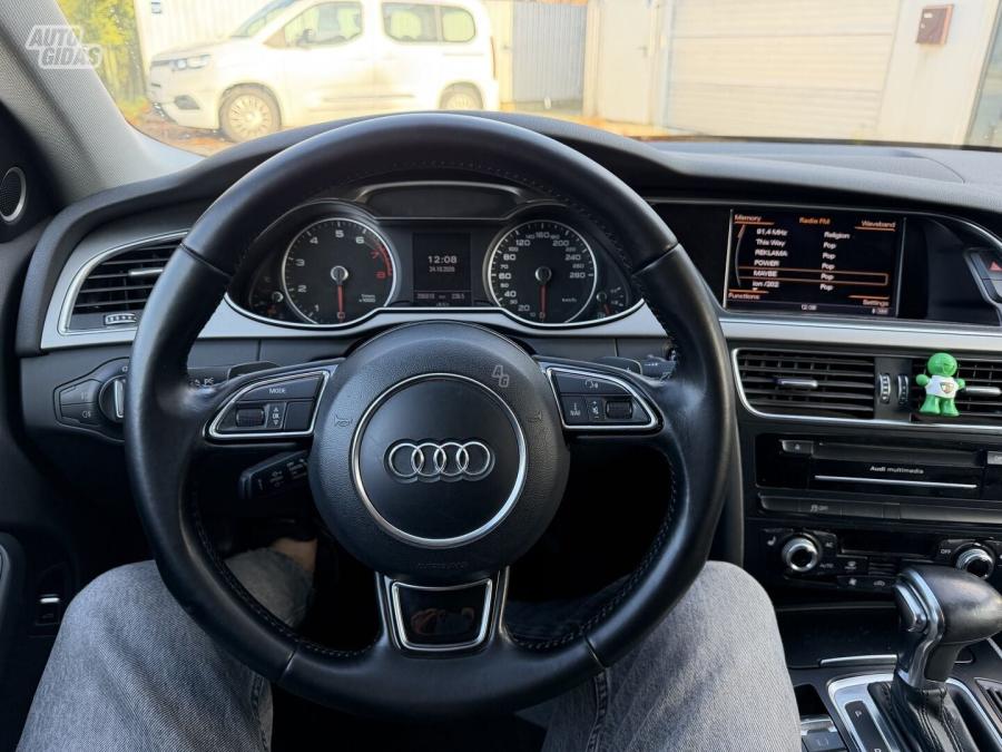 Black Audi A4 2014 in Vilnius, with an engine capacity of 2.00 L and mileage of 206 thousand km for 7700 €, photo 16 on AUTOMOTO.COM.LV