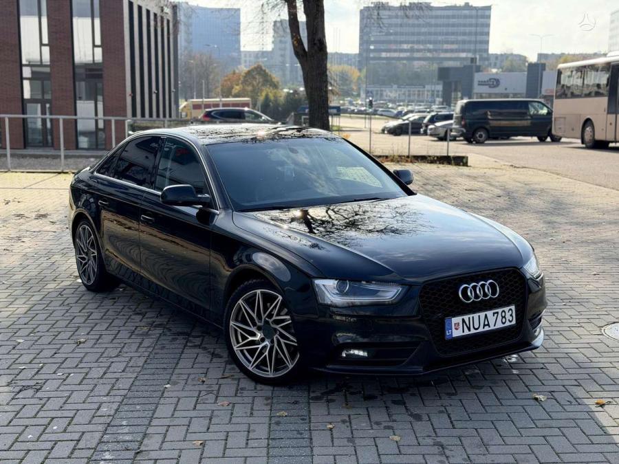 Black Audi A4 2014 in Vilnius, with an engine capacity of 0.00 L and mileage of 206 thousand km for 7700 €, photo 3 on AUTOMOTO.COM.LV