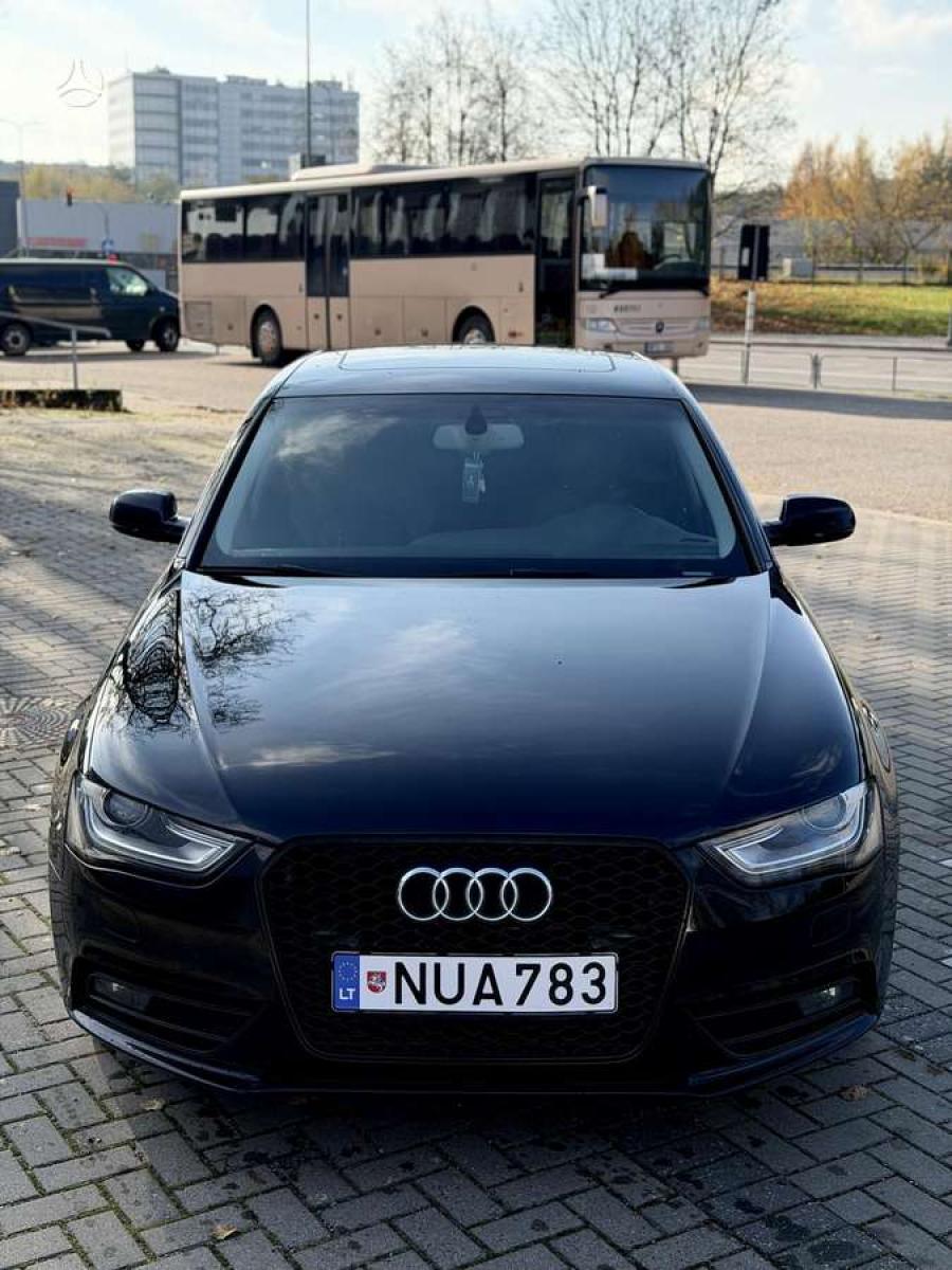 Black Audi A4 2014 in Vilnius, with an engine capacity of 0.00 L and mileage of 206 thousand km for 7700 €, photo 4 on AUTOMOTO.COM.LV