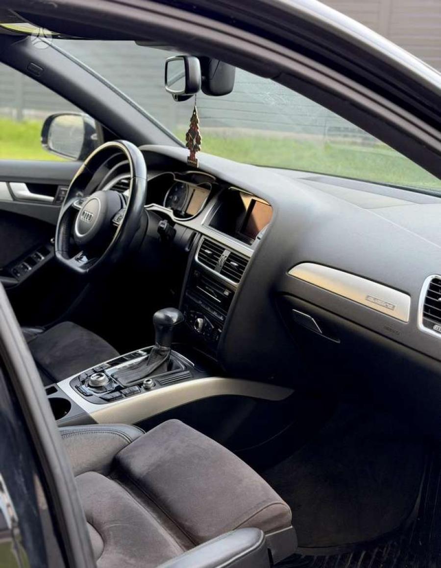 Black Audi A4 2014 in Vilnius, with an engine capacity of 2.00 L and mileage of 217 thousand km for 5900 €, photo 8 on AUTOMOTO.COM.LV