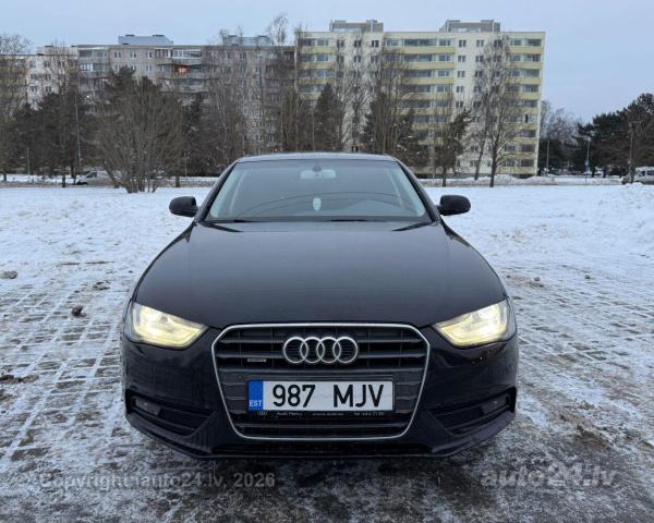 Black Audi A4 2015 in Tallinn, with an engine capacity of 2.00 L and mileage of 192 thousand km for 10490 €, photo 5 on AUTOMOTO.COM.LV