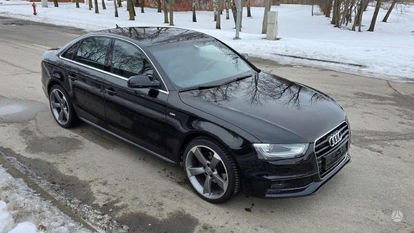 Black Audi A4 2015 in Marijampole, with an engine capacity of 2.00 L and mileage of 192 thousand km for 9950 €, photo 1 on AUTOMOTO.COM.LV