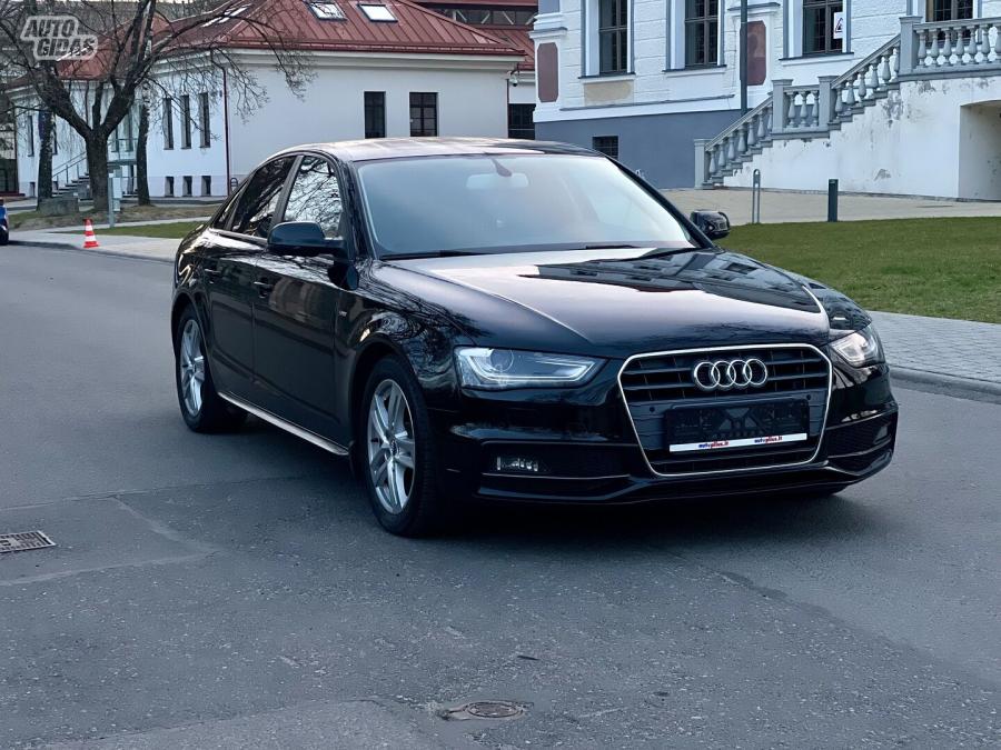 Black Audi A4 2015 in Vilnius, with an engine capacity of 2.00 L and mileage of 257 thousand km for 9500 €, photo 1 on AUTOMOTO.COM.LV