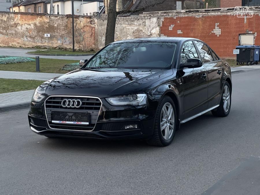 Black Audi A4 2015 in Vilnius, with an engine capacity of 2.00 L and mileage of 257 thousand km for 9500 €, photo 3 on AUTOMOTO.COM.LV