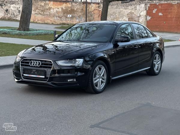 Black Audi A4 2015 in Vilnius, with an engine capacity of 2.00 L and mileage of 257 thousand km for 9500 €, photo 4 on AUTOMOTO.COM.LV