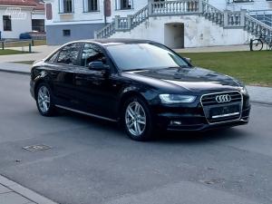 Black Audi A4 2015 in Vilnius, with an engine capacity of 2.00 L and mileage of 257 thousand km for 9500 €, photo 6 on AUTOMOTO.COM.LV