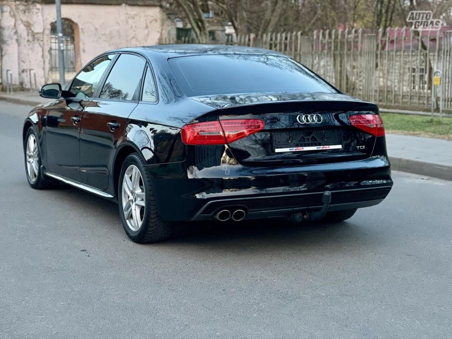 Black Audi A4 2015 in Vilnius, with an engine capacity of 2.00 L and mileage of 257 thousand km for 9500 €, photo 9 on AUTOMOTO.COM.LV