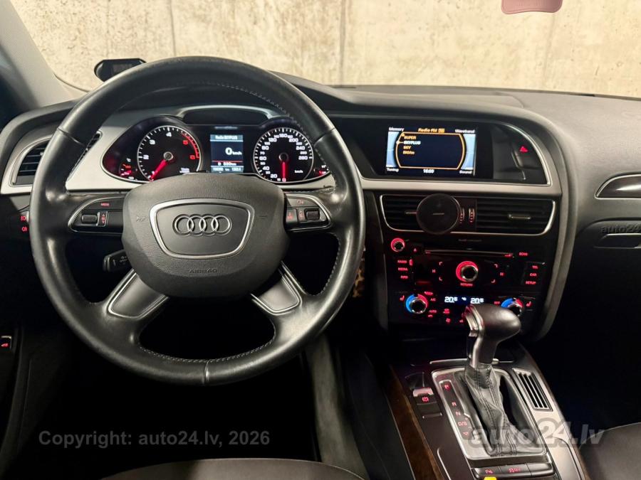 Black Audi A4 2015 in Tallinn, with an engine capacity of 2.00 L and mileage of 200 thousand km for 9995 €, photo 6 on AUTOMOTO.COM.LV